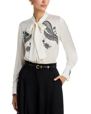Kobi Halperin Tie Neck Blouses