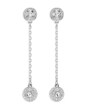 SWAROVSKI Una Crystal Angelic Drop Earrings - Silver
