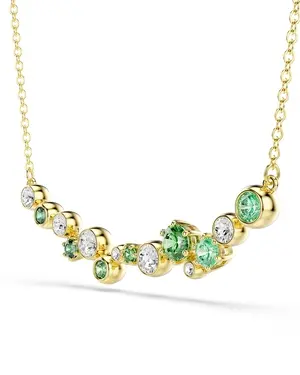 SWAROVSKI Crystal Collar Necklace - Green/gold