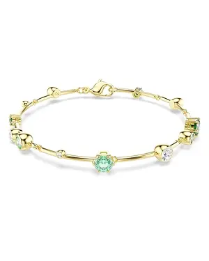 SWAROVSKI Constella Crystal Flex Bracelet - Green/gold