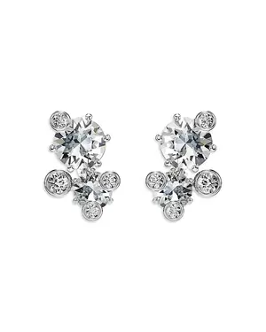 SWAROVSKI Constella Crystal Stud Earrings - Silver