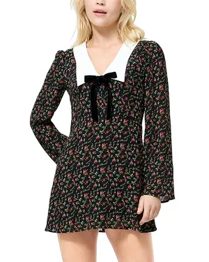 French Connection Yasmin Crepe Collared Dress