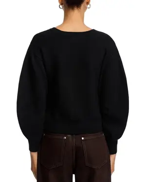 Steve Madden Rosina Balloon Sleeve Sweater