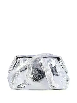 THEMOIRE Afrodite Pleated Clutch Bag - Silver
