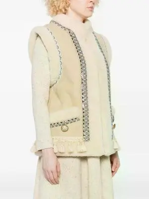 Valentino Garavani Tassel-embellished Waistcoat - Neutrals