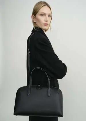 TOTEME Grained-leather Day Tote
