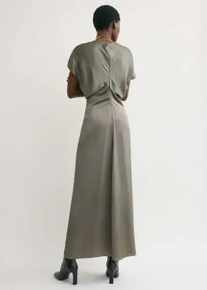 TOTEME Slouch Waist Maxi Dress - Brown