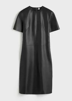 TOTEME Leather T-shirt Dress