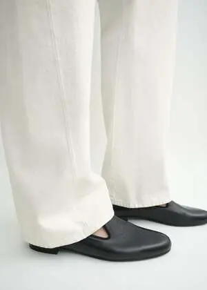 TOTEME Grained-leather Loafers