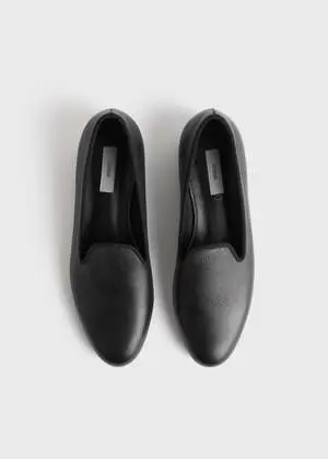TOTEME Grained-leather Loafers