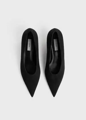 TOTEME Suede Kitten Heel Pumps