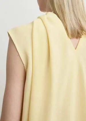 TOTEME Cocoon Cape - Yellow
