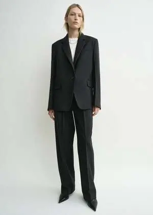 TOTEME Oversized Single-button Blazer