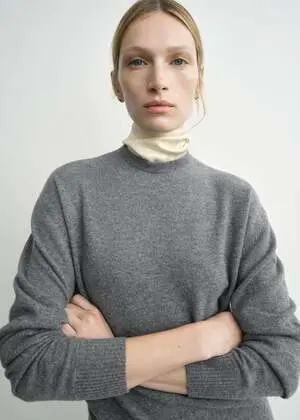 TOTEME Classic Cashmere Crew Knit - Grey