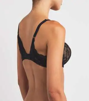 AUBADE Lace Rosessence Half-cup Bra - Black