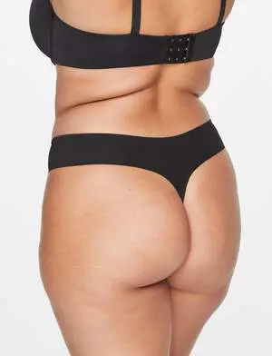 THIRDLOVE Comfortstretch Thong Panty - Black