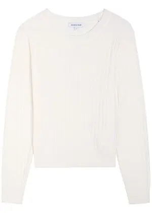 Veronica Beard Cheval Ribbed Wool Jumper