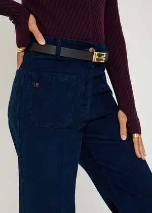 Victoria Beckham Alina Flared-leg Corduroy Jeans