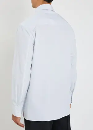 JIL SANDER Tuesday Striped Cotton-poplin Shirt - White