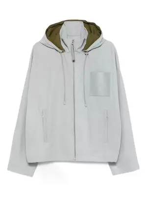 Loewe Hooded Cotton Jacket - Grey