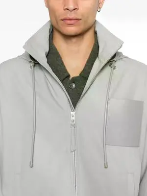 Loewe Hooded Cotton Jacket - Grey