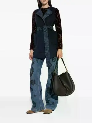 Etro Paisley Trimmed Waistcoat