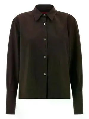 THELATEST Cuffed Button Long Sleeve Shirt