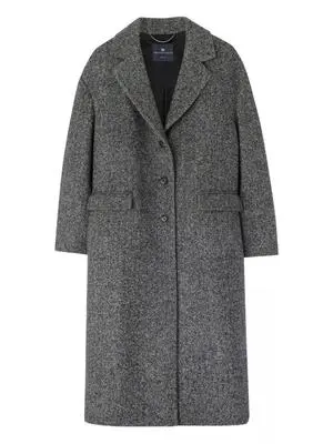 Ermanno Scervino Herringbone-pattern Belted Coat