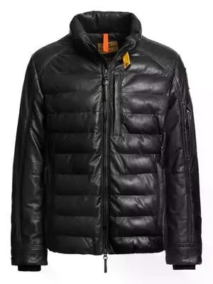 PARAJUMPERS Earnie Quilted Leather Jacket