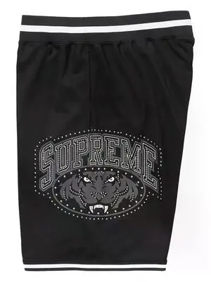 Supreme Stud-embellished Basketball Shorts - Black