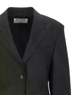 Filippa K Pinstripe Buttoned Jacket