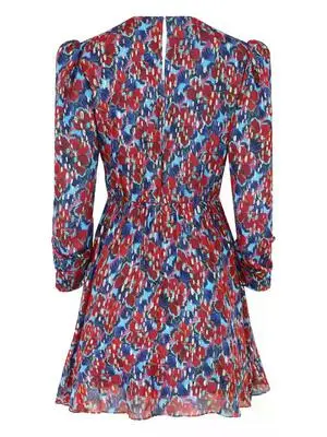 Saloni Floral-pattern Mini Dress