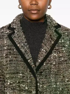 Giambattista Valli Trimmed Tweed Coat