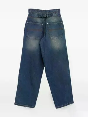 Gimaguas Button-fly Pocket Jeans