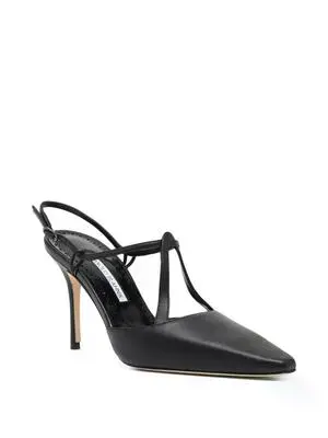 Manolo Blahnik 90mm Minia Pumps - Black