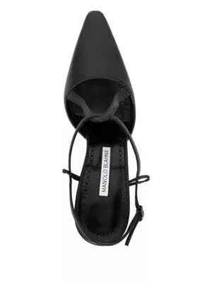 Manolo Blahnik 90mm Minia Pumps - Black