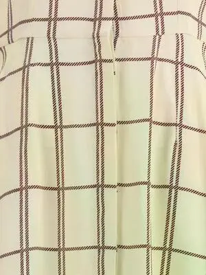CRIDA MILANO Checked Twill Shirt Dress