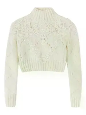 Ermanno Scervino High Neck Sweaters For Women