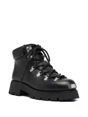 Alexander Wang Leather Combat Boots