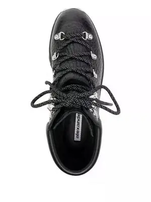 Alexander Wang Leather Combat Boots