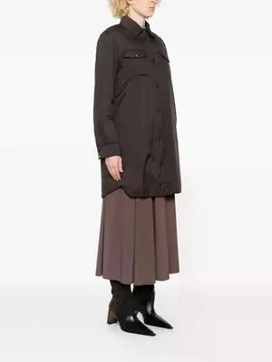 Herno Button-down Quilted Shirt Coat