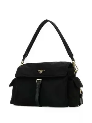 Prada Re-nylon Flap-pocket Shoulder Bag