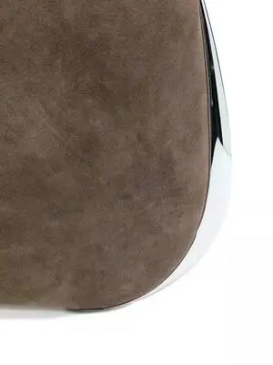 Benedetta Bruzziches Suede Shoulder Bag - Brown