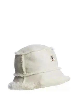 PARAJUMPERS Shearling-trimmed Bucket Hat - White
