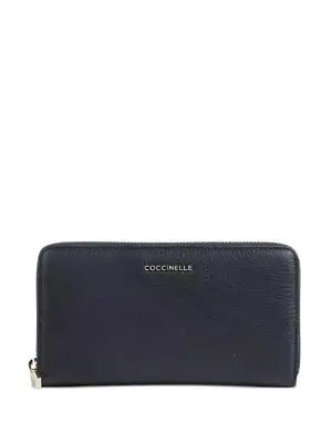 COCCINELLE Zip-around Leather Wallet - Blue