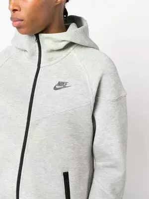 Nike Logo-print Zip-fastening Hoodie