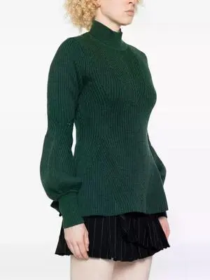 Zimmermann Hypnotic Ribbed Knit Sweater