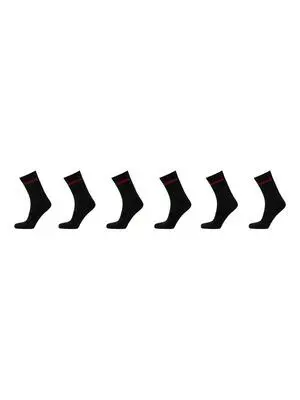 Hugo Logo Ribbed Socks