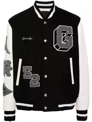 Givenchy Colour-block Bomber Jacket - Black