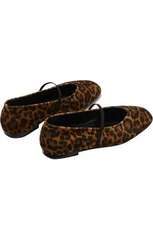 MARGAUX LONNBERG The Phoebe Flats - Leopard Suede